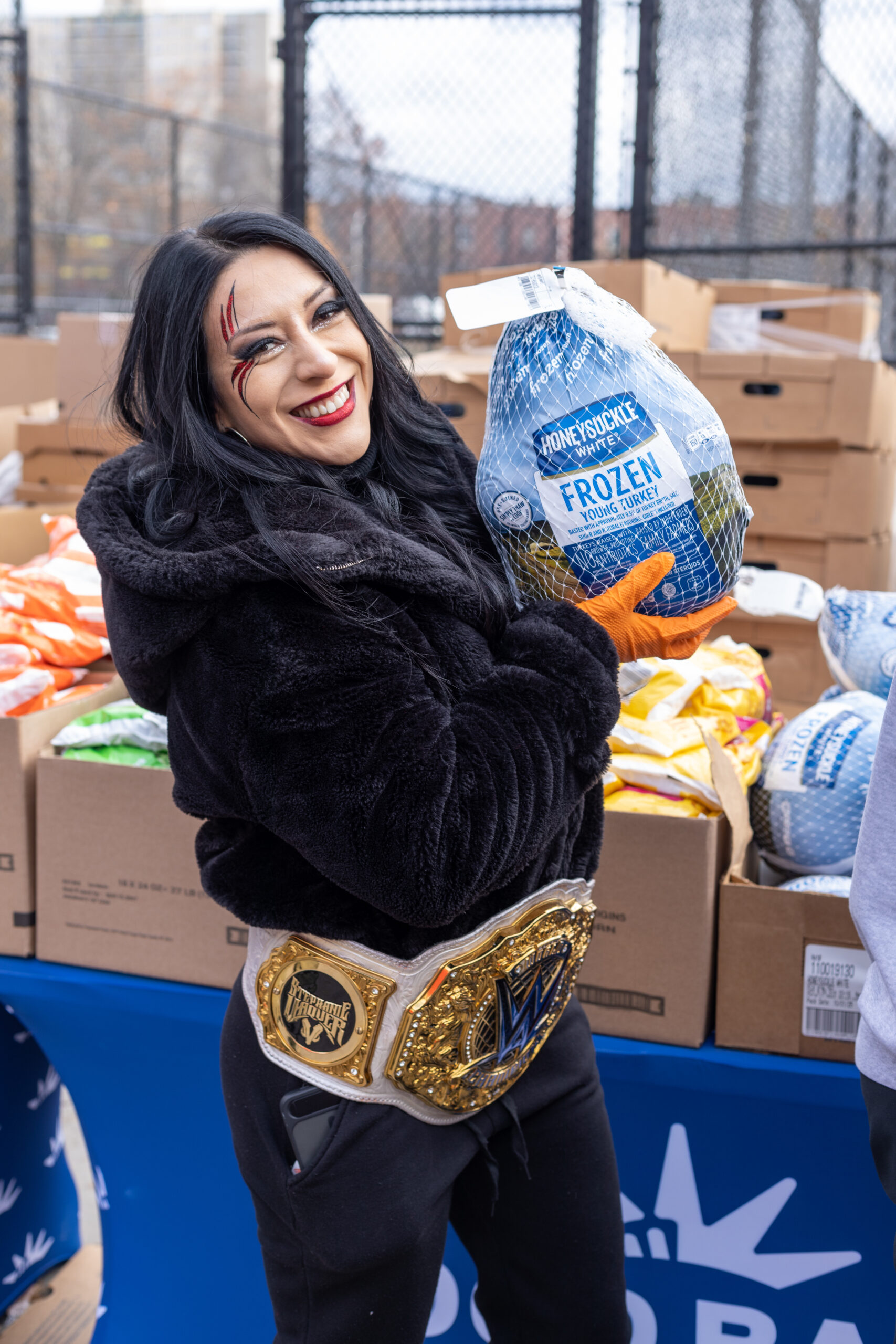 Food Bank For NYC and WWE Superstars Team Up for Thanksgiving ...